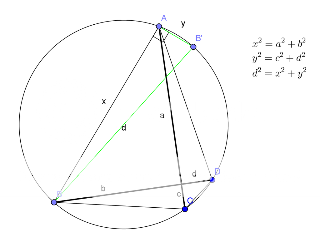 geometry - Radius of a cyclic quadrilateral given diagonals - Mathematics Stack Exchange
